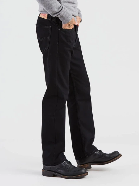 Класичні джинси Levis 505 – Чорні W32 L34 (005050260) – Брендовий одяг ...