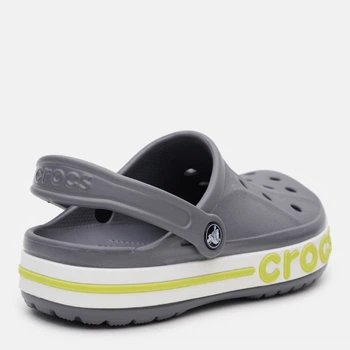 Чоловічі крокси Crocs Bayaband Clog 205089-0A3 42-43 (M9/W11) 27 см Slate Grey/Lime Punch ...
