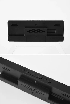 Електронний настільний годинник DS-6631 з будильником і термометром ...