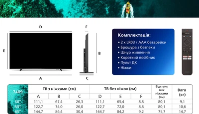 Телевізор Philips 55" 55PUS7409/12 купити в інтернет-магазині ROZETKA ...