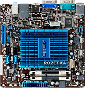 Материнская плата Asus AT4NM10T-I (Intel Atom D425, Intel NM10, Intel ...