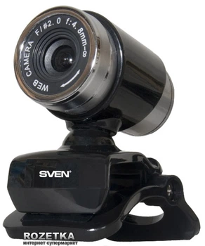 Веб-камера Sven IC-720 Web Black – фото, отзывы, характеристики в интернет-магазине ROZETKA ...