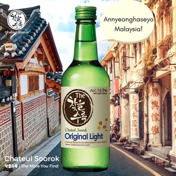 Соджу Chateul Soorok Original Light Soju 0.36 л 16.8% (8809018215473 ...