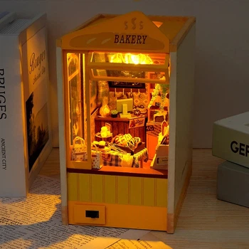 Румбокс Пекарня Bakery Shop DIY Book Nook Kit Інтер'єрний конструктор ...