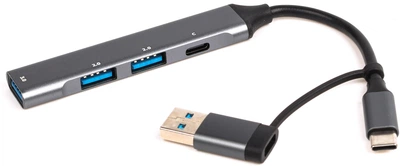 USB-хаб Maxxter 3.0 Type-C на 4 порти (HU3C-4P1CN-01) – фото, відгуки, характеристики в інтернет ...