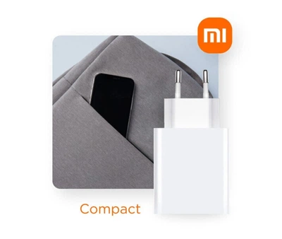 Зарядний пристрій Xiaomi Wall Charger 33W USB to Type-C cable White ...