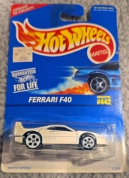 Машинка Hot Wheels Ferrari F40 1996 #442 5dot 12935-5d – іграшки з ...
