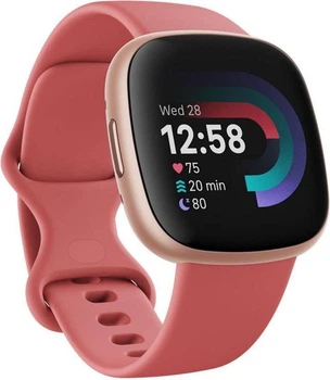 Смарт-годинник Fitbit Versa 4 Pink Sand/Copper Rose (FB523RGRW) – фото ...