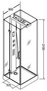 Гідромасажний бокс DEVIT GREDOS 6505129L – фото, відгуки, характеристики в інтернет-магазині ...
