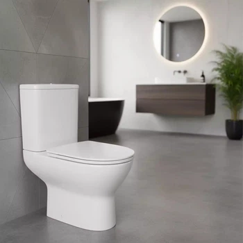 Унітаз-компакт Devit Basic Round 3020147 із сидінням Soft Close дюропласт – фото, відгуки ...