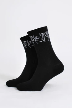 Чоловічі бавовняні шкарпетки з тематичним принтом Halloween Giulia MS3 HALLOWEEN STRONG 2502 39/ ...