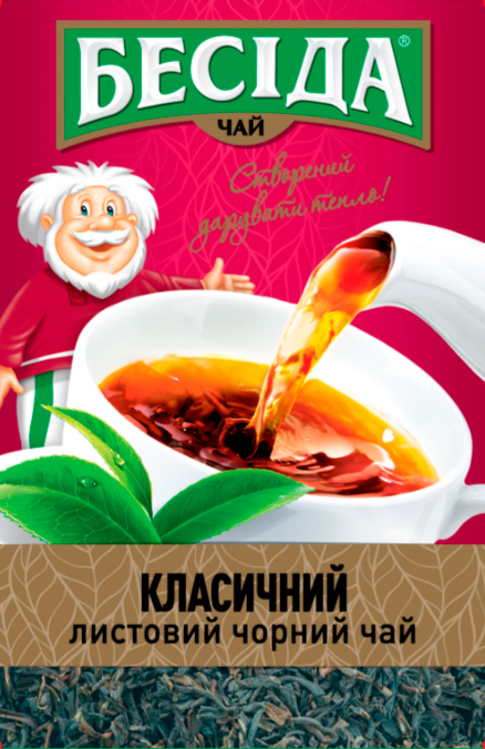 Чай Бесіда черный Классический байховый листовой 80 г (4823084201837 ...