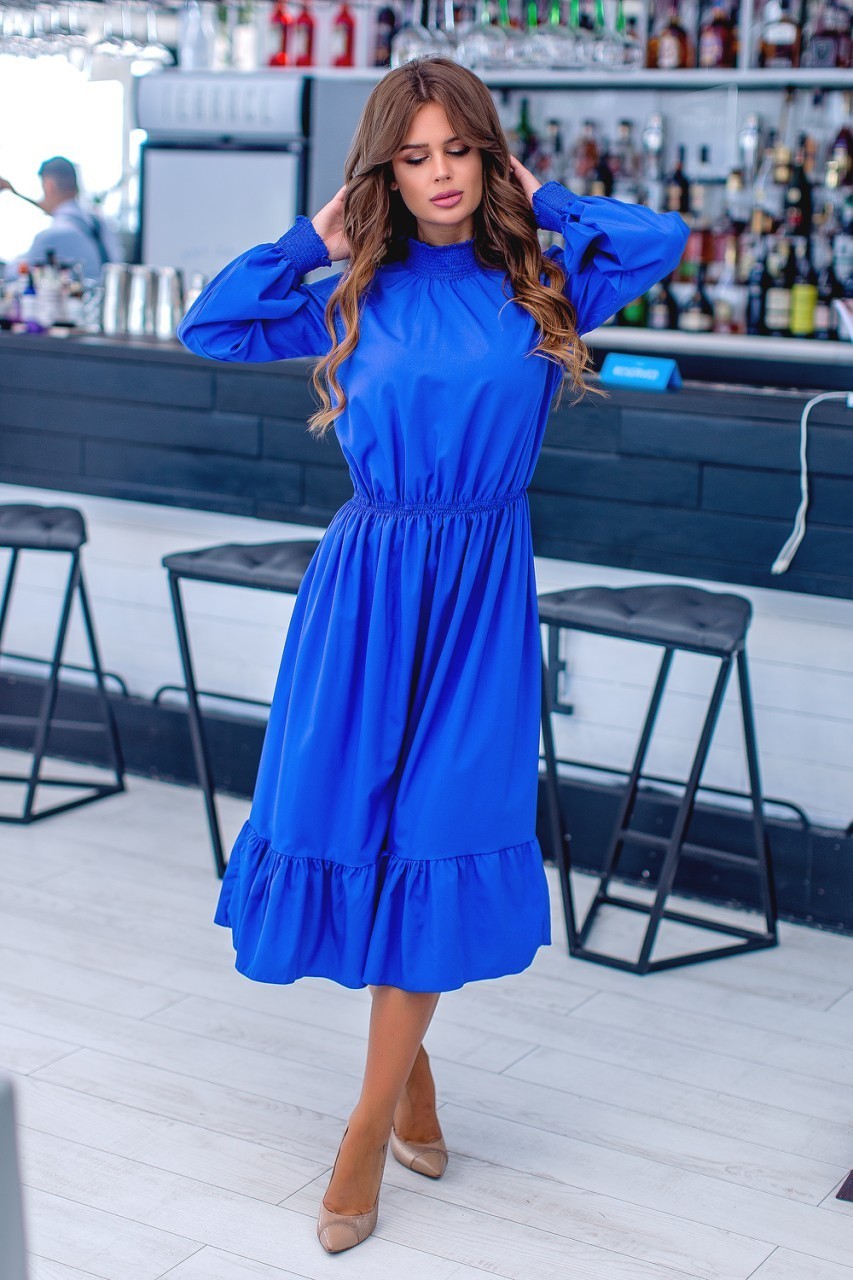 Платье REMISE STORE V267 L ярко синее от продавца: REMI_STORE – в ...