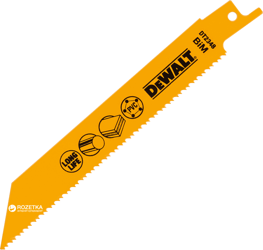 Пильные полотна для сабельной пилы DeWalt 152 мм 5 шт (DT2348) – фото ...