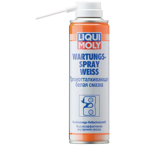 Грязеотталкивающая белая смазка Liqui Moly Wartungs-Spray Weiss 250мл ...