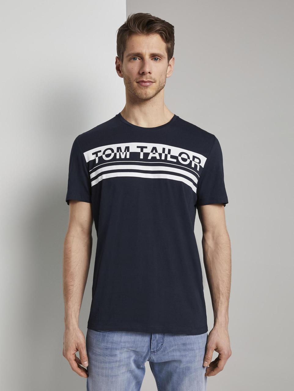 Футболка Tom Tailor 1019913 XXL Темно-синий с белым от продавца: TTLviv ...