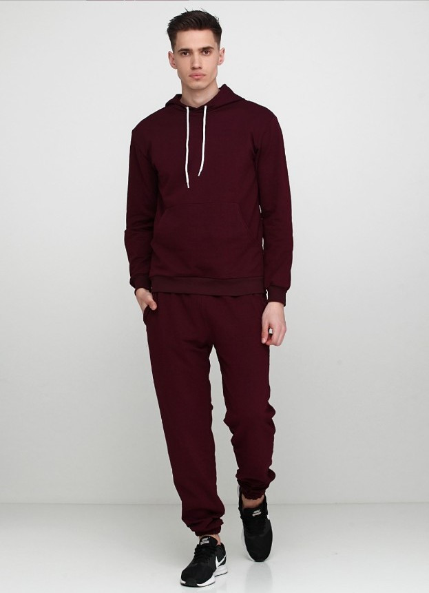 Костюм Solo спортивный XXL Темно бордовый Mn747 – характеристики | ROZETKA