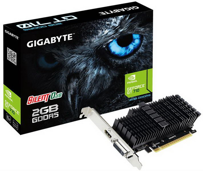 GF GT 710 2GB GDDR5 Silent Gigabyte (GV-N710D5SL-2GL) – фото, відгуки ...