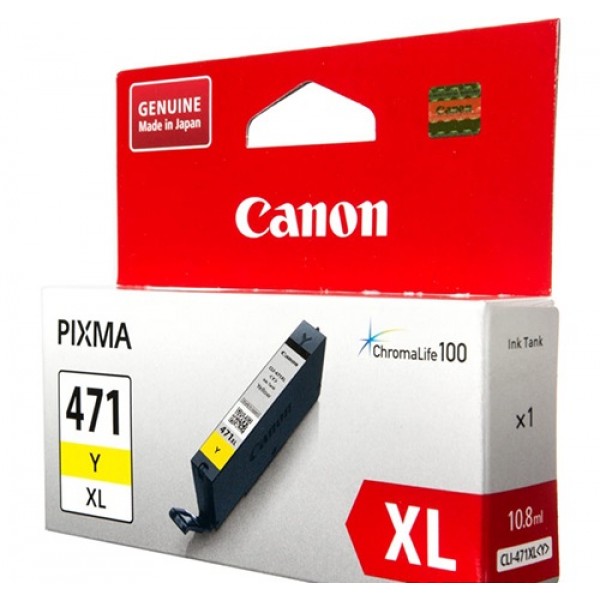 Картридж CANON (CLI-471XL) PIXMA MG5740/MG6840 Yellow (0349C001 ...