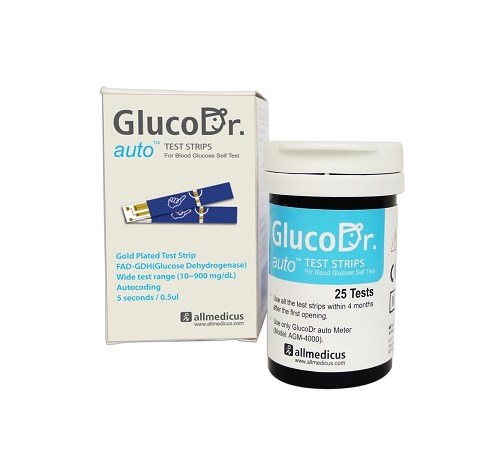 Тест-полоски Глюко Доктор (All Medicus GlucoDr auto AGM 4000), 25 шт ...
