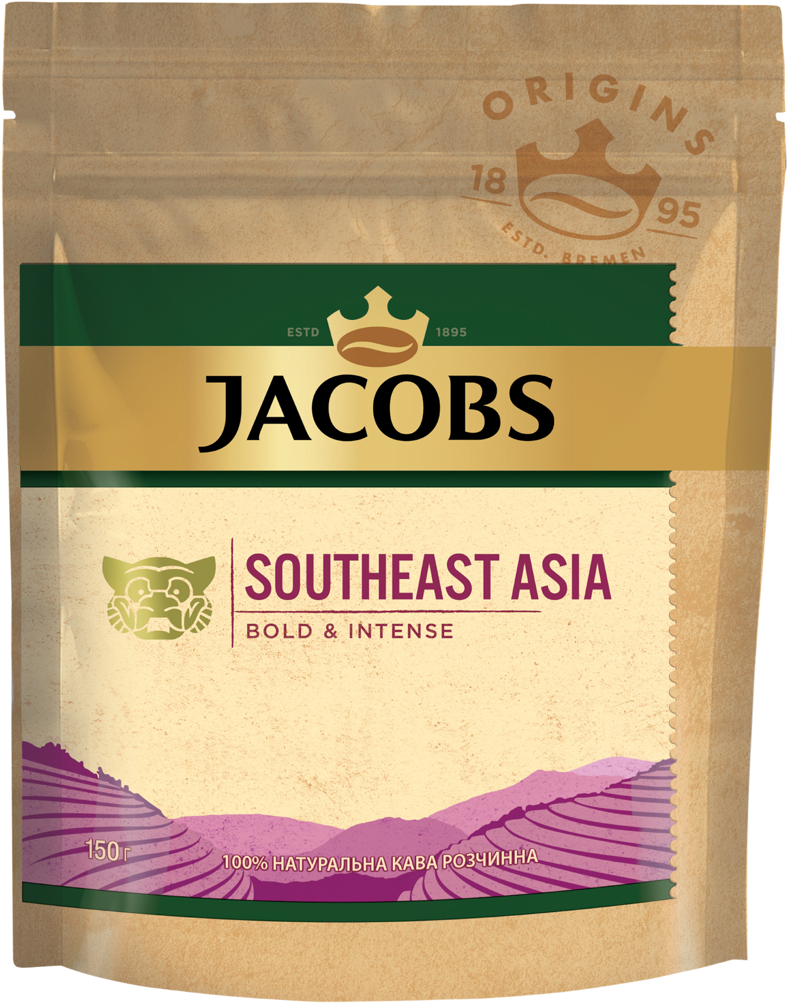 Купить Кофе растворимый Jacobs Southeast Asia 150 г (8714599108291 ...