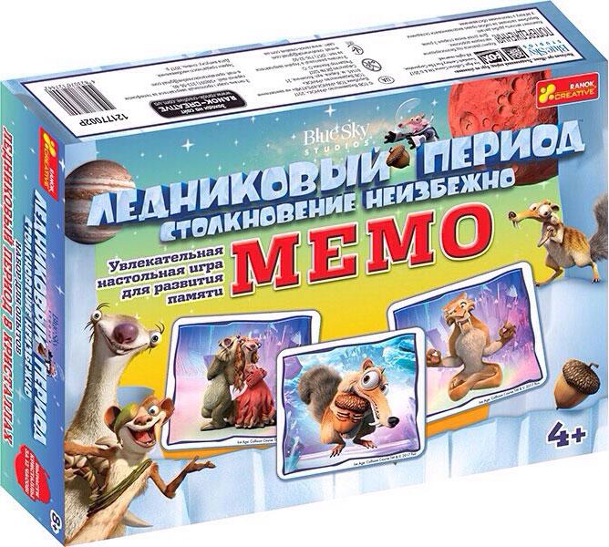 Настольная игра Ледниковый период Мемо. 4+ Ranok-Creative 12177002Р ...