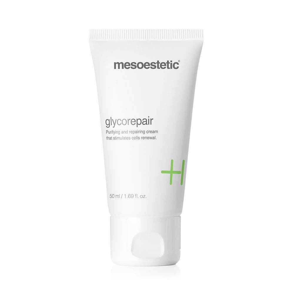 Восстанавливающий гель-крем с гликолевой кислотой 10% Mesoestetic 50 мл ...