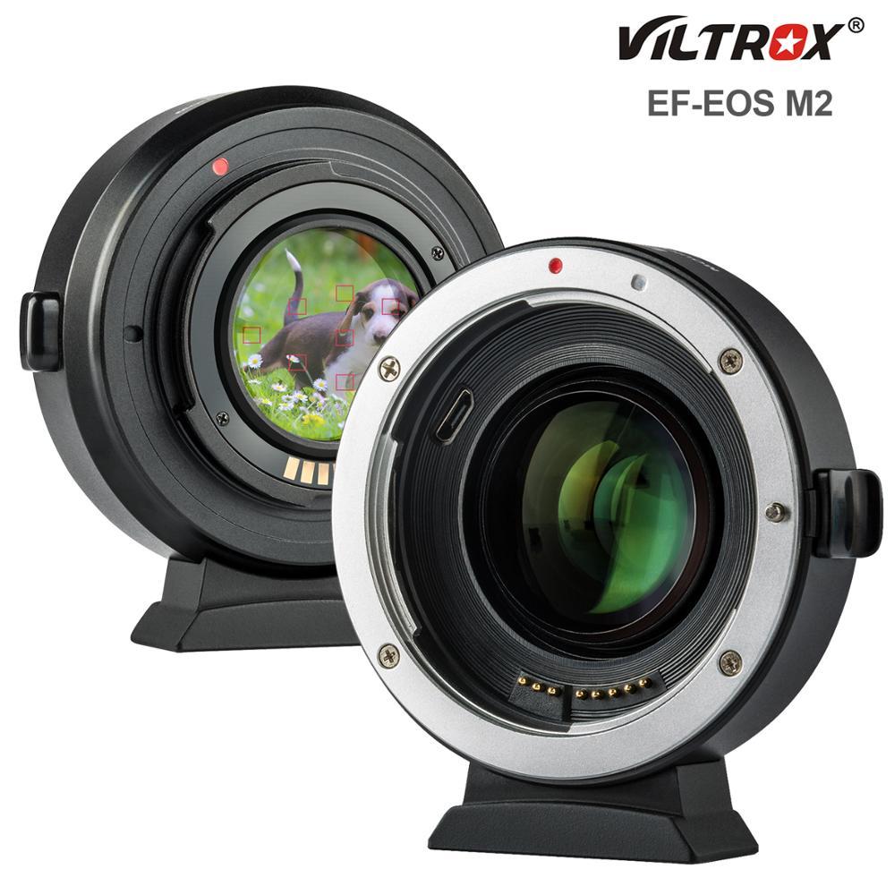 Адаптер автофокусный Viltrox EF-EOS M2 Speed Booster для Canon EF, EF-S ...