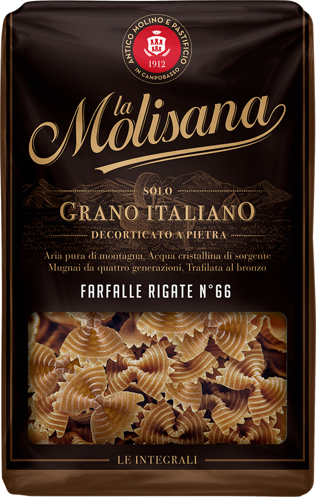 Макароны Molisana Farfalle Integrale №66 500 г (8004690616604) – купить ...
