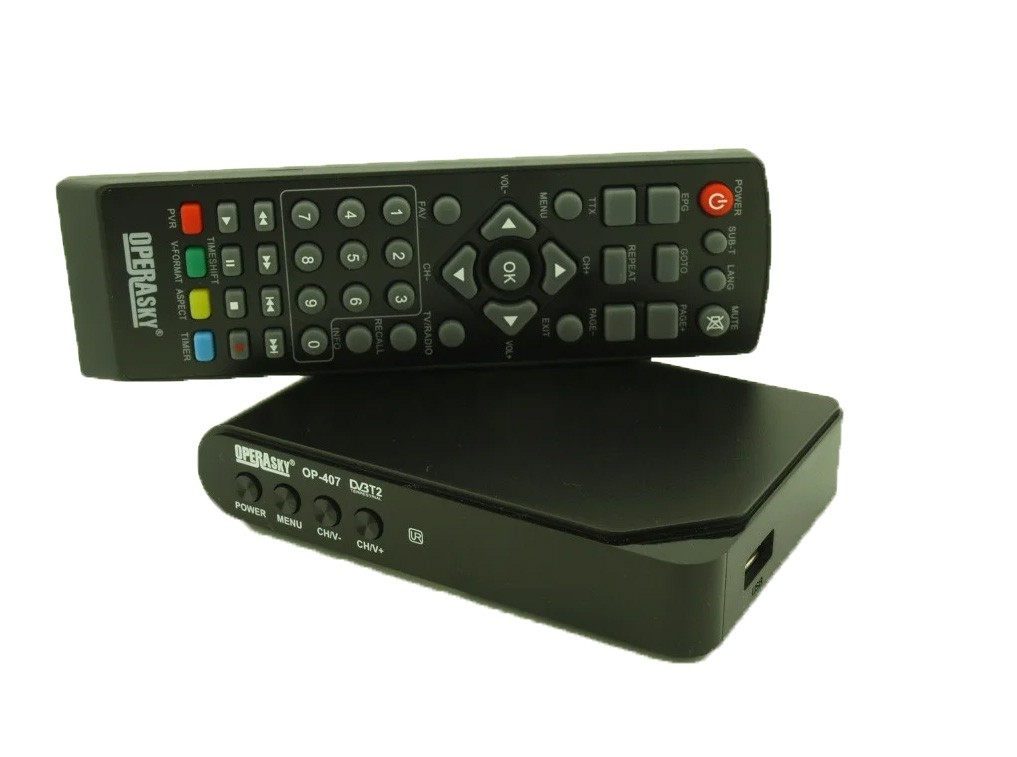 Тюнер Т2 приемник для цифрового ТВ Operasky OP-407 DVB-Т2 – фото ...