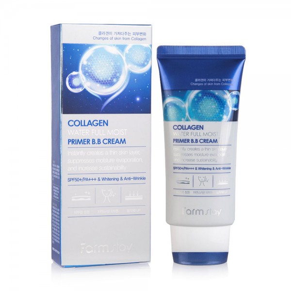 Увлажняющий ББ-крем с коллагеном FarmStay Collagen Water Full Moist ...