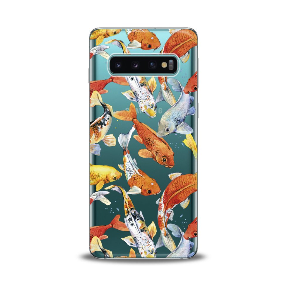 Чохол силіконовий для Samsung (Акваріумні рибки) Galaxy A6+ Plus (2018 ...