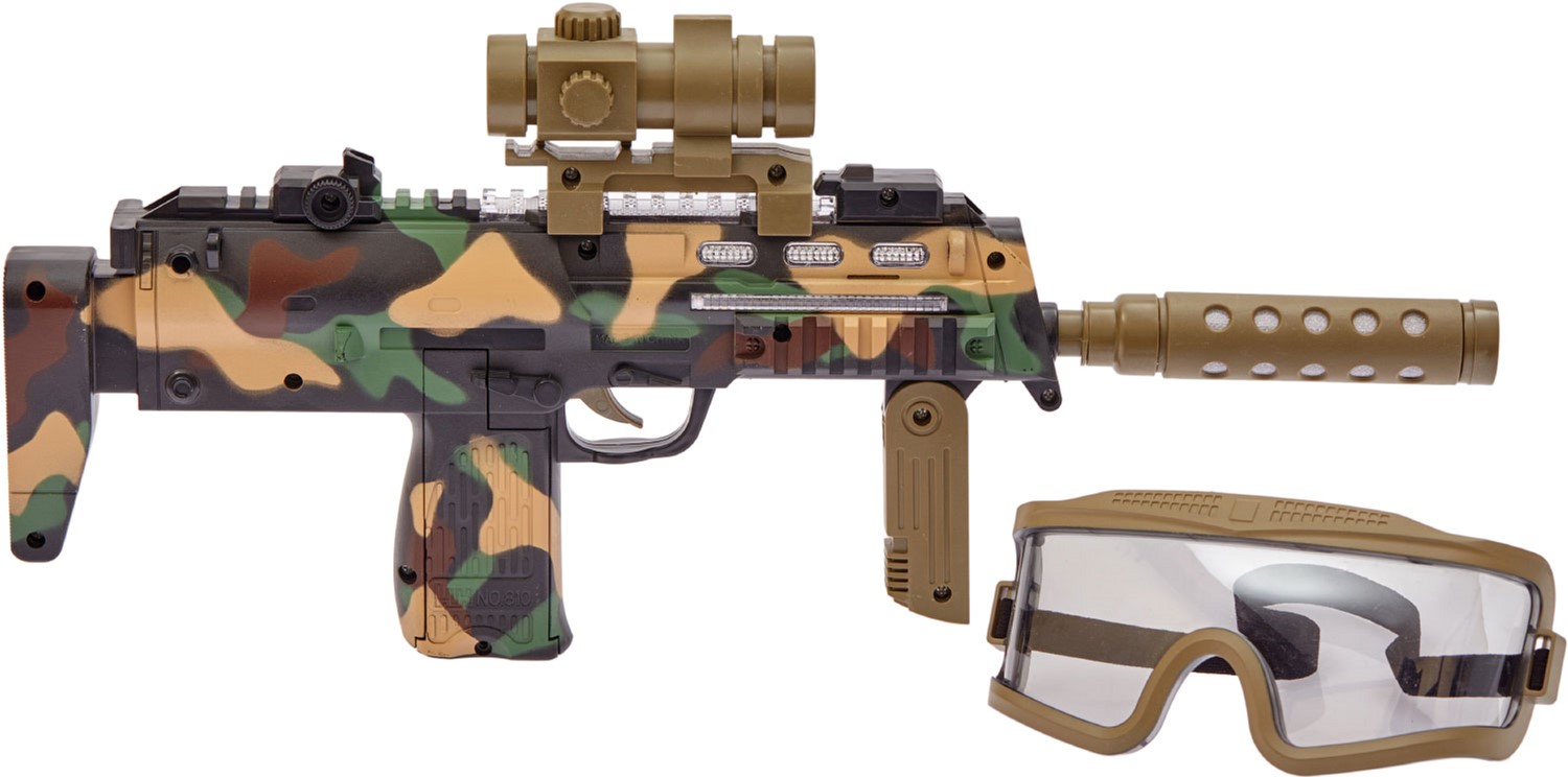 Автомат светозвуковой ZIPP Toys HK MP7 в наборе с очками Камуфляж ...