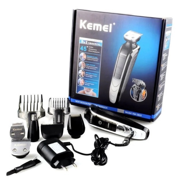 Стайлер для стрижки волос и бороды Kemei KM 1832 – фото, отзывы ...