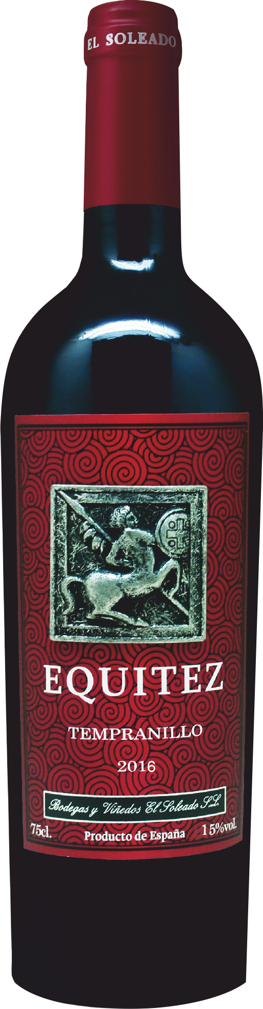 Вино El Soleado EQUITEZ Tempranillo красное сухое 0.75 л 15% ...