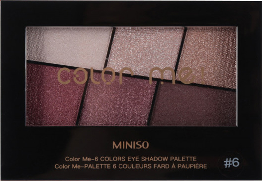 Палетка теней для век Miniso Color Me №6 45 г (6924922500865) – в ...