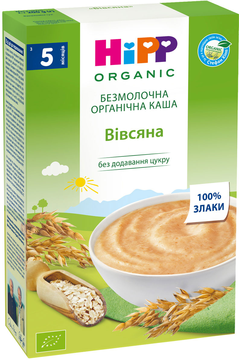 Органическая безмолочная каша HiPP Овсяная 200 г (9062300125990) – фото ...