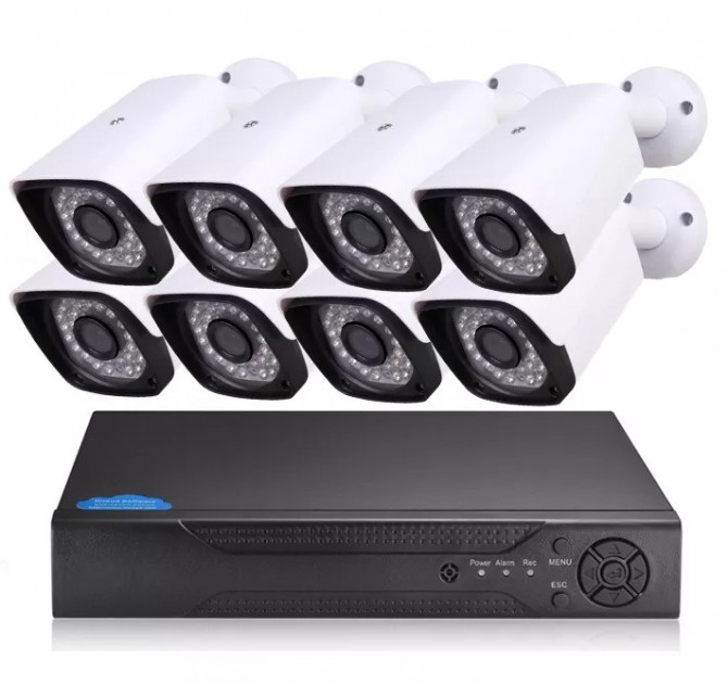 Комплект видеонаблюдения AHD KIT 1080Р Full HD на 8 камер – фото ...