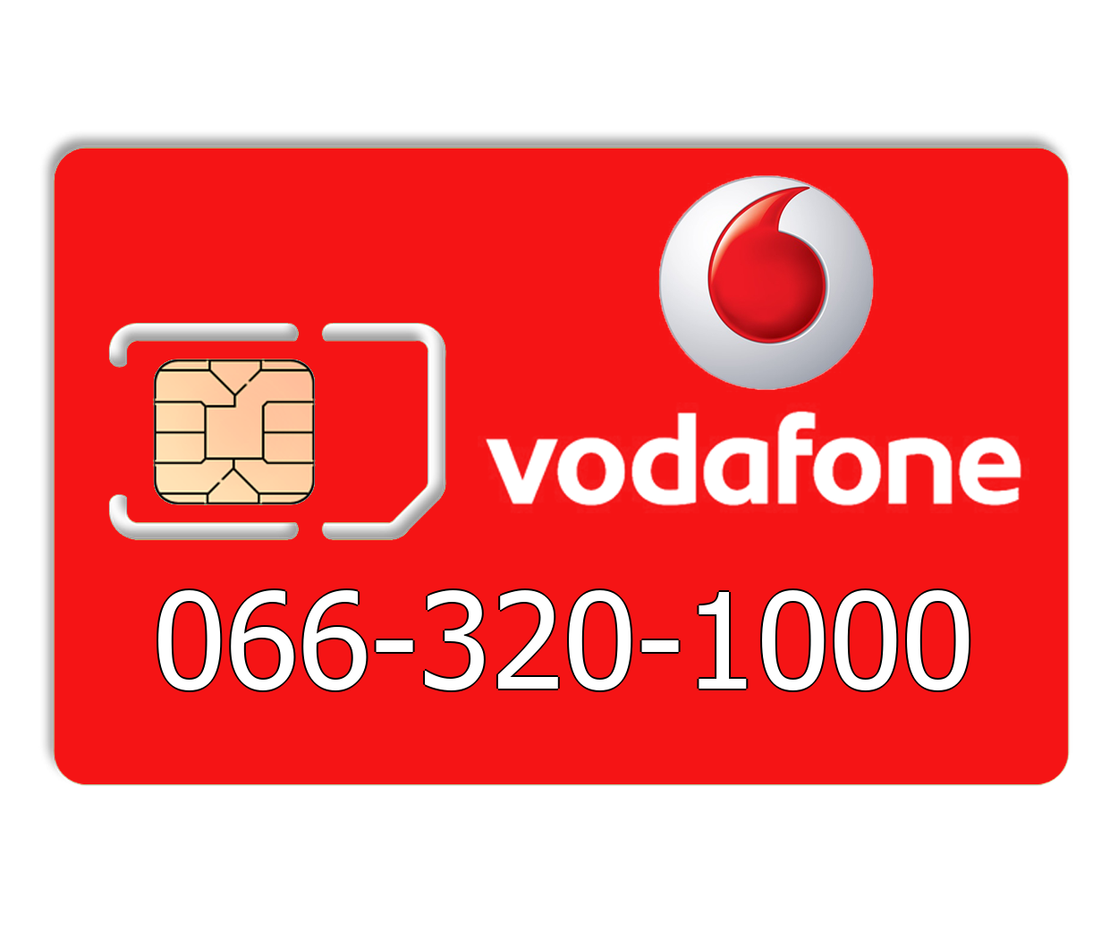 Красивий номер Vodafone 066-320-1000 – низькі ціни, кредит, оплата ...