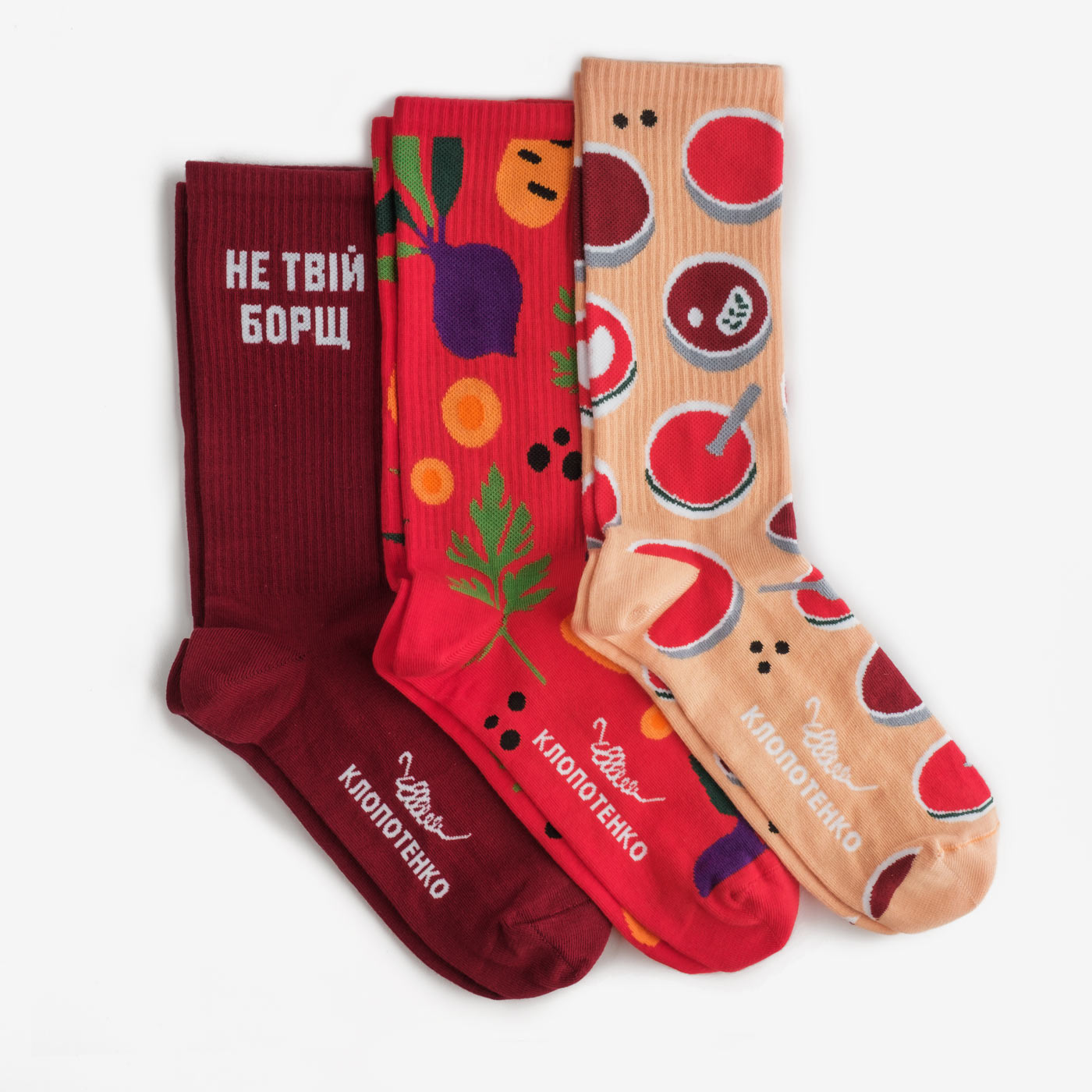 Набір шкарпеток Dodo Socks Борщ 39-41 від продавця: Socks Dealer – в ...