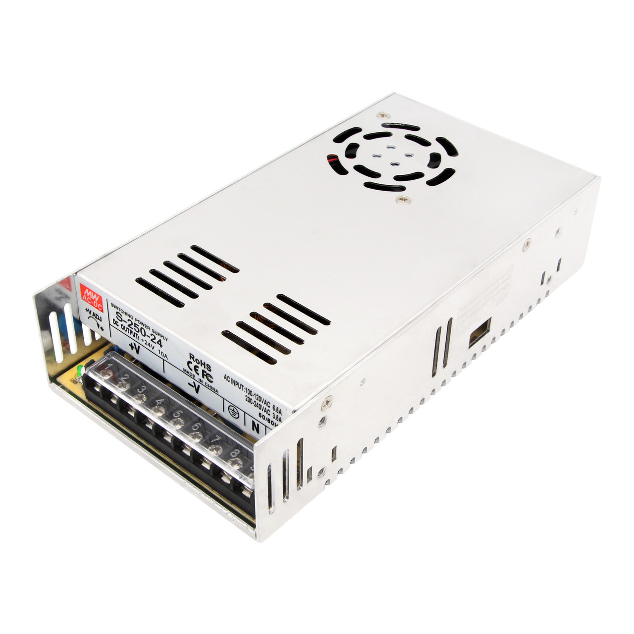 Импульсный блок питания Mean Well S-250-24 24V 10А 250W (02-004) – фото ...