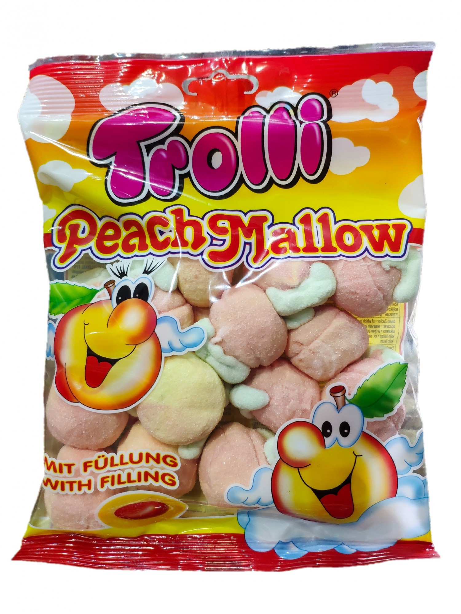Маршмеллоу Trolli Peach Mallow 150 г – ROZETKA. Купить Маршмеллоу ...