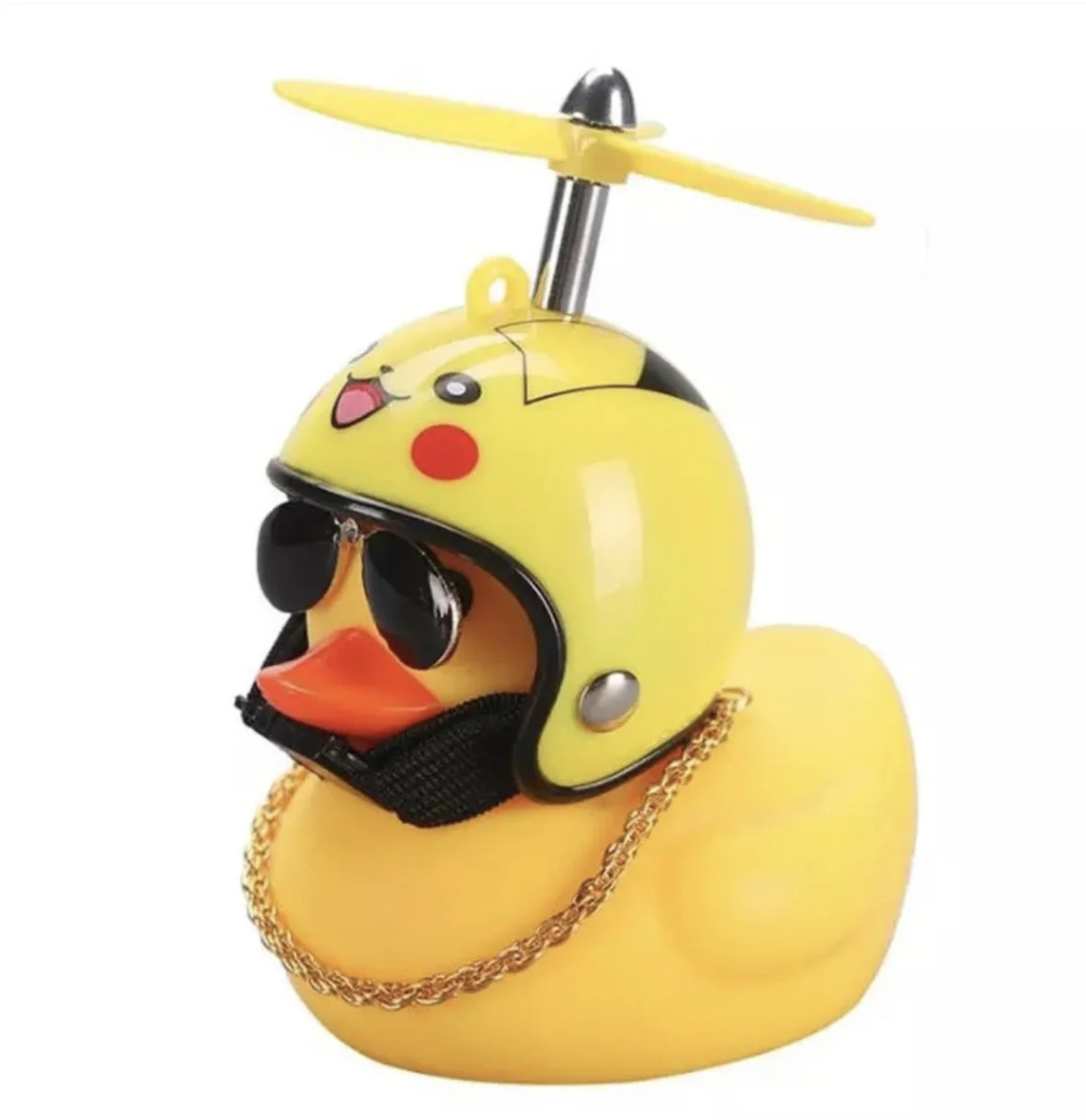 Автомобильная утка с шлемом и креплением Funny Ducks Yellow Pika 5184 ...