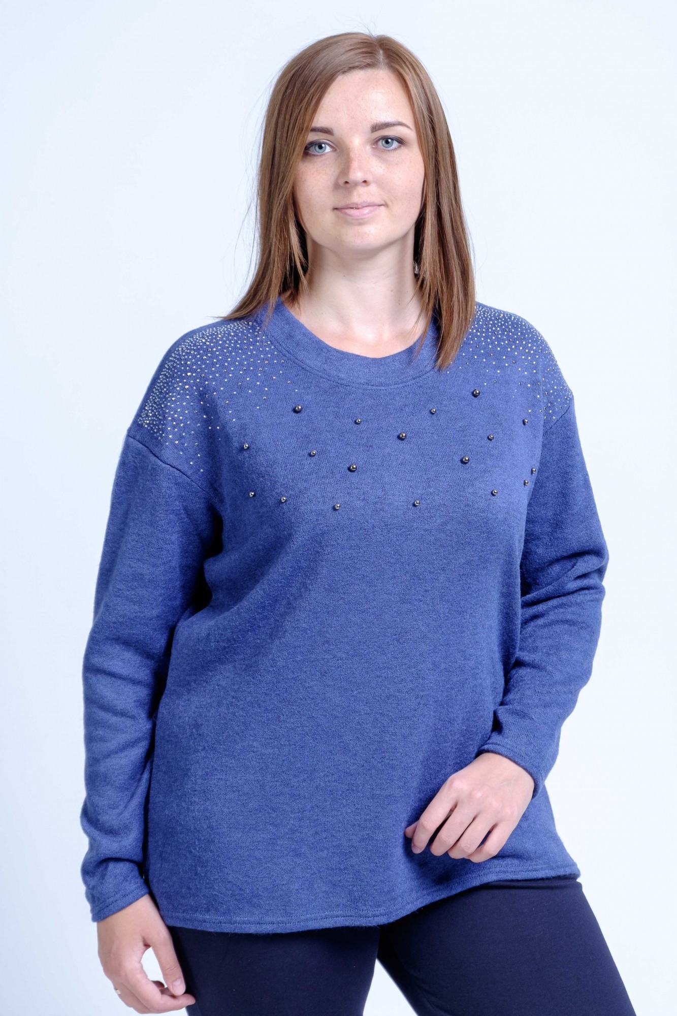 Джемпер Жемчуг 58 синий электрик от продавца: VoLena Plus – в интернет-магазине ROZETKA | Купить ...