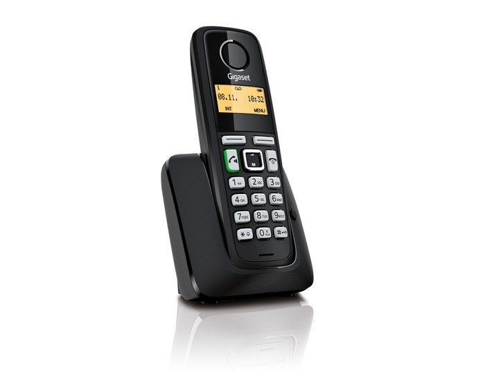 Радиотелефон DECT Gigaset A220A Black с автоответчиком (S30852-H2431 ...