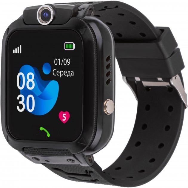 Смарт-часы AMIGO GO007 FLEXI GPS Black – фото, отзывы, характеристики в ...