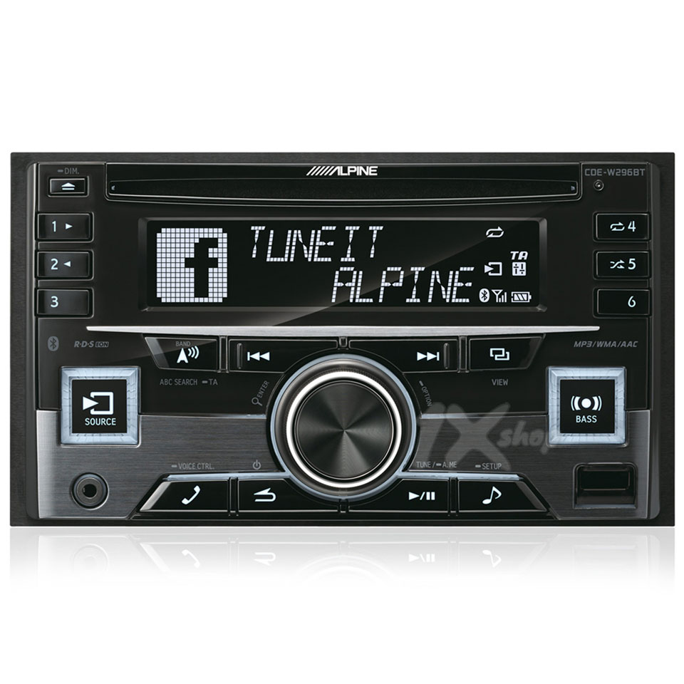 CD магнитола Alpine CDE-W296BT – низкие цены, кредит, оплата частями в ...