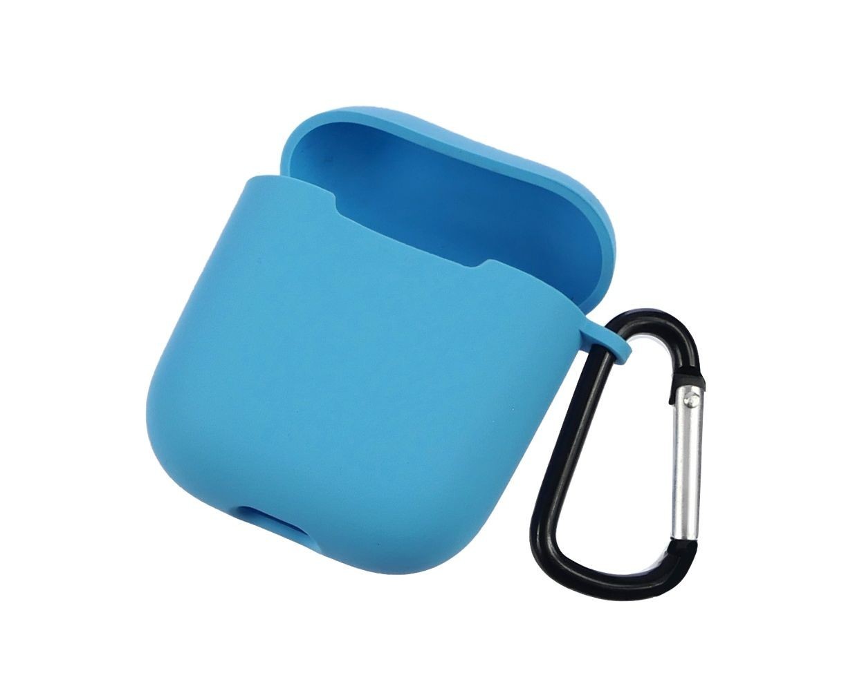Футляр для навушників Airpods 1/2 With Lock Блакитний – фото, відгуки ...