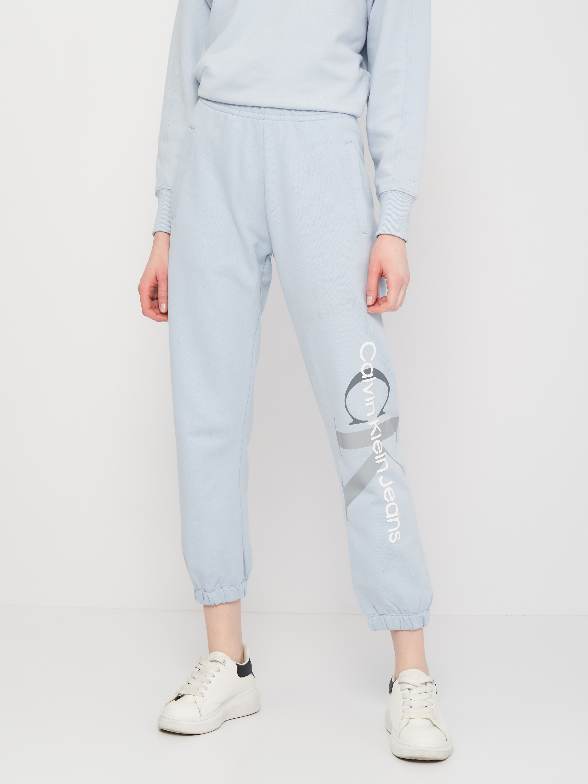 Спортивные штаны Calvin Klein Jeans Two Tone Monogram Jog Pant ...