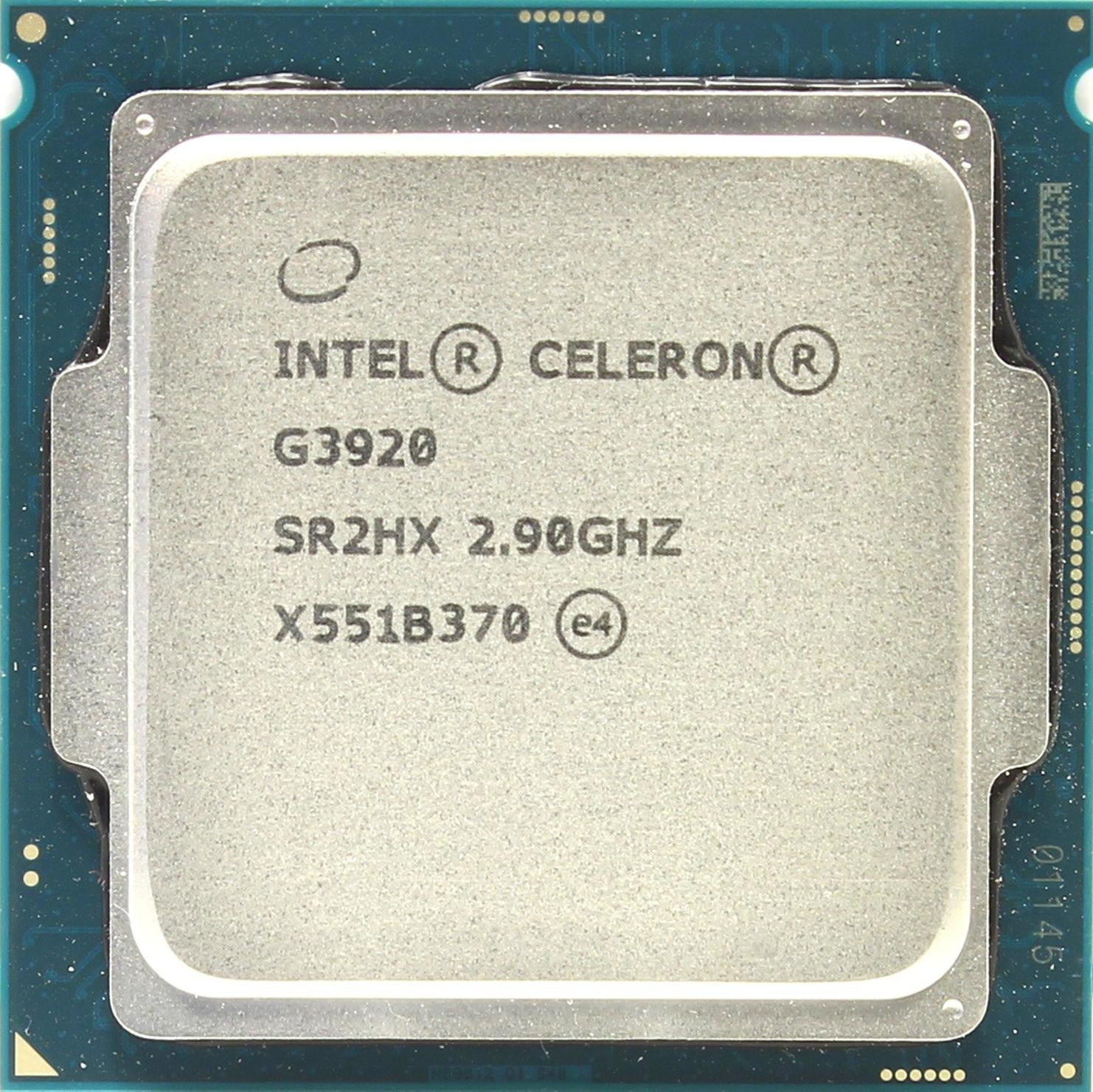 Процессор Intel Celeron G3920 2.90GHz/2Mb/8GT/s (SR2HX) s1151, tray – фото, отзывы ...